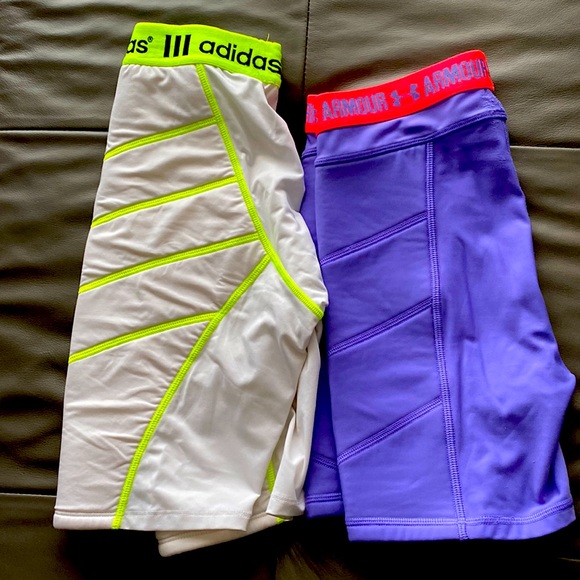 adidas | Bottoms | Sold Under Armour And Adidas Girls Softball Slider ...